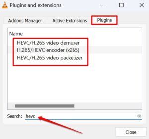 Fix: VLC Cannot Play Video Files with HEVC X265 Encoding